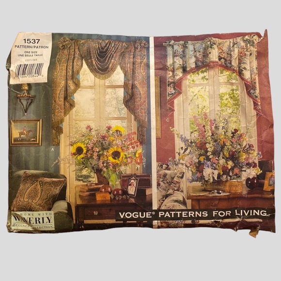 Vogue | Office | Vogue Patterns For Living Waverly Designer Collection ...